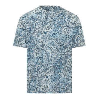 Etro Homme, Tops, Multicolore, Taille: 2XL T-shirt Roma &agrave; manches courtes