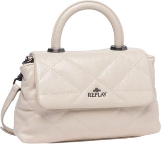 Replay Damen Handtasche Klein, Beige (Birch 0123), Onesize