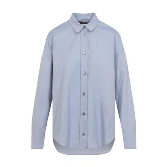 Max Mara Femme, Blouses et Chemises, Bleu, Taille: 40 FR Adele Shirt