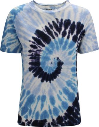 Kujten Kujten, Femme, Tops, Bleu, Taille: 40 FR T-shirt Doux et Ensoleill&eacute;