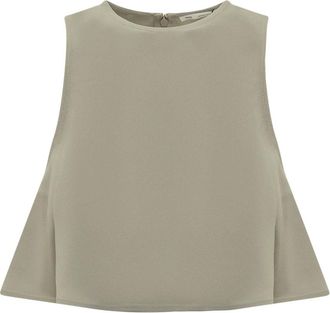 Ami Femme, Blouses et Chemises, Vert, Taille: 40 FR Haut Court &Eacute;vas&eacute;