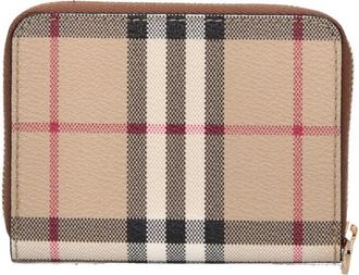 Burberry Zip Wallet Check