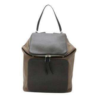 Loewe Pre-owned Goya Kalbsleder Rucksack - - Pre-owned - Damen - Braun - ONE SIZE