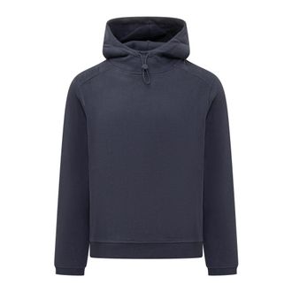 K-Way Lorleau Baumwoll-Kaschmir-Hoodie - - Sweatshirts & Hoodies - Herren - Blau - XL