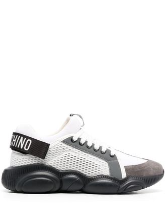 Moschino Sneakers mit Logo - Schwarz