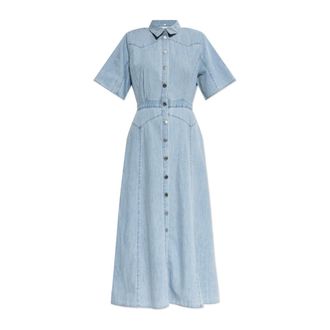 Gestuz Femme, Robes, Bleu, Taille: 36 FR Robe en denim Gzsauda