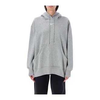 Nike Schwarzer Logo Hoodie Stilvoller Komfort - - Sweatshirts & Hoodies - Damen - Grau - L