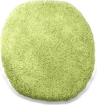 Kinzler J-10000/33 hochwertiger Mikrofaser WC Deckelbezug Uni, 47x50 cm, flusenfrei, pflegeleicht, Kiwi