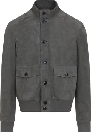 Ermenegildo Zegna Homme, Vestes, Gris, Taille: L Veste en cuir