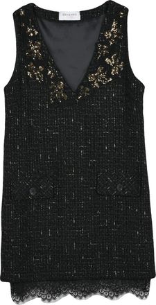 Ermanno Scervino Femme, Robes, Noir, Taille: 38 FR Robe fourreau en boucl&eacute;