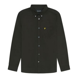 Lyle & Scott Hemd für Herren Oxford-Stil (Metallisches Blaugrau)