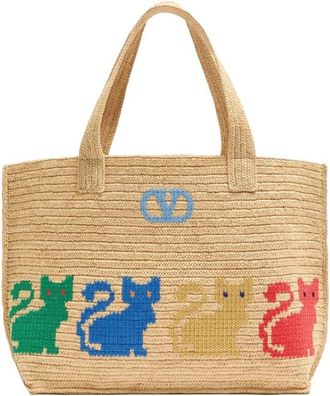 Valentino Garavani Femme, Sacs, Beige, Taille: ONE Size Tote Bag