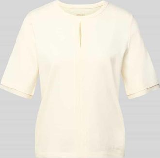 Marc Cain T-Shirt mit Rundhalsausschnitt und Cut Out