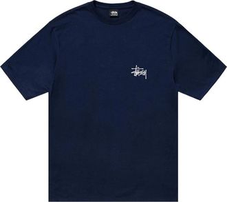 St&uuml;ssy Homme, Tops, Bleu, Taille: S Basic Tee