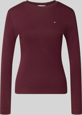 Tommy Hilfiger Slim Fit Langarmshirt aus reiner Baumwolle