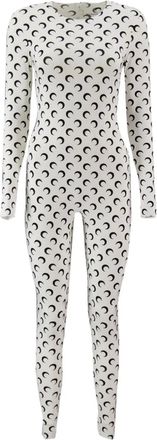 Marine Serre combinaison moon - Blanc