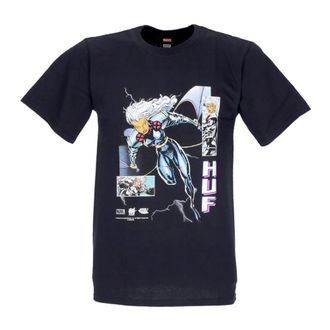 HUF Huf, Homme, Tops, Bleu, Taille: XL Marvel Storm Tee T-shirt Noir