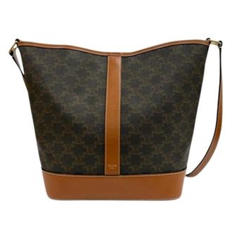 Celine Sac bandouli&egrave;re vintage doccasion - Femme - Pre-owned - Brun - Taille: ONE Size