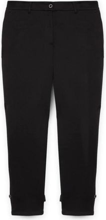 Fiorella Rubino Femme, Pantalons, Noir, Taille: 40 FR Pantalon Corsaire
