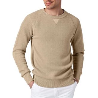 Generic Pull De Travail Homme Manches Longues- Pull Col Rond Décontracté Couleur Unie Sweater Chic Et Élégant Slim Doux Confortable Tricot Pullover Automne Hi