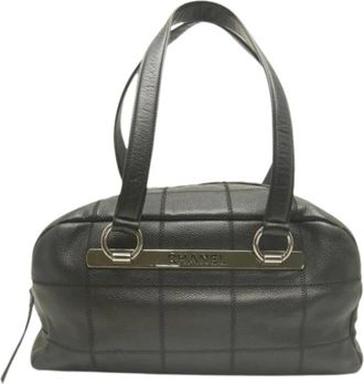 Chanel Pre-owned Sac Boston Chocolate Bar - Femme - Pre-owned - Noir - Taille: ONE Size