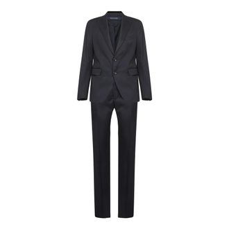Tagliatore Einreihiger Anzug aus Schurwolle - - Suits - Herren - Blau - 2XL