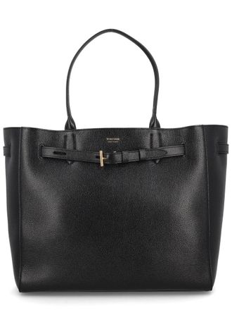 Tom Ford Leather Tote Bag - Black