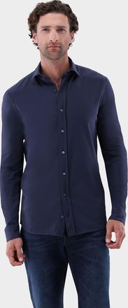 van Laack Jerseyhemd mit gewaschener Optik Slim Fit