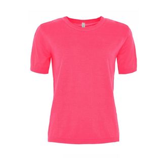Skovhuus Femme, Tops, Rose, Taille: 40 FR T-shirt en coton doux dans divers coloris