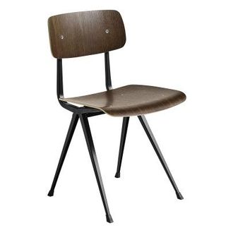 HAY Chaise Result en ch&ecirc;ne fum&eacute; - R&eacute;edition Friso Kramer & Wim Rietveld Hay