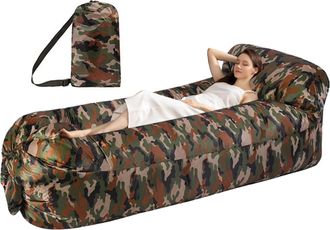 Generic Aufblasbarer Faltstuhl - Aufblasbarer Sessel, Campingstuhl, kratzfest, Ausrüstung für Trekking, Reisen, Partys und Musikfestivals