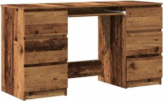 vidaXL Vidaxl - Schreibtisch Altholz-Optik 140x50x77 cm Holzwerkstoff