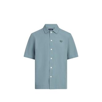Fred Perry Chemise droite &agrave; manches courtes en coton