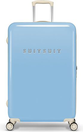 SuitSuit Koffer Groß 76 cm - Hartschalen Reisekoffer mit Rollen - TSA-Schloss - 94 L - Fabulous Fifties Chambray Blue