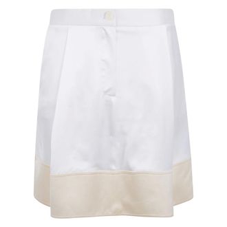 Toteme Femme, Jupes, Blanc, Taille: 38 FR Soft Tuxedo Skirt