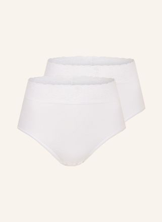 CALIDA Calida 2er-Pack Taillenslips Iconics weiss