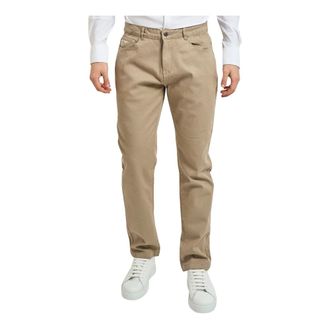 Yes-Zee YES Zee, Homme, Pantalons, Beige, Taille: W40 Pantalon en coton 5 poches