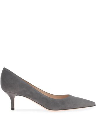 Gianvito Rossi escarpins en cuir 55 mm - Gris