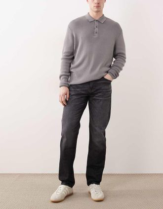 Boss Orange by Hugo Boss Maine - Jeans in Grau mit regul&auml;rer Passform