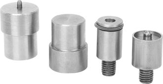 RAGUSO 4 teilige Druckknopf Form, Silberfarben, Edelstahl, Druckknopf, Druckknopf, Druckmaschine, Ersatz Kits f&uuml;r 651/633/831