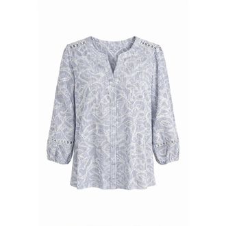 2-Biz Femme, Blouses et Chemises, Bleu, Taille: 44 FR Shirt
