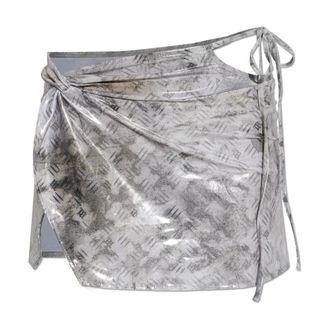 Misbhv Misbhv, Femme, Maillots de bain, Gris, Taille: 38 FR Par&eacute;o &agrave; et Liens &agrave; Nouer