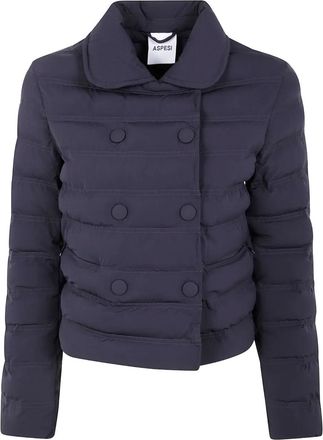 Aspesi Gefütterte Cabanjacke - Blau