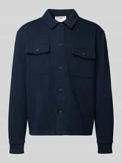 Marc O'Polo Denim Relaxed Fit Hemdjacke aus reiner Baumwolle