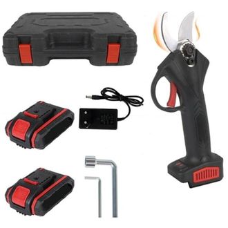 Trade Shop Trade Shop - elektrische scheren 2 batterien 48V professioneller akku-astschneider