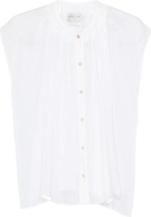 Forte_Forte Femme, Blouses et Chemises, Blanc, Taille: 42 FR My Shirt Crystal