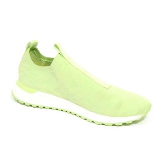 Michael Kors Bodie Logo-gepr&auml;gter Stretch-Strick Slip-On Sneaker - - Shoes - Damen - Gr&uuml;n - 40 EU