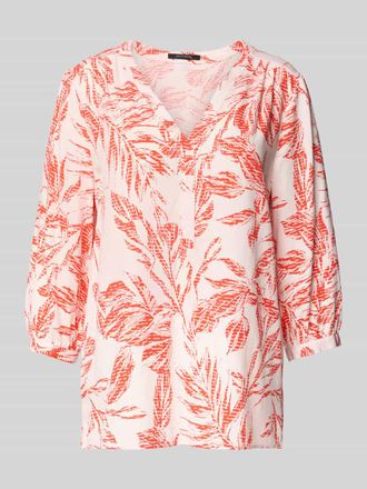 Comma Blusenshirt mit V-Ausschnitt
