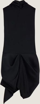 Givenchy Cowl-Neck Draped Tunic - Black