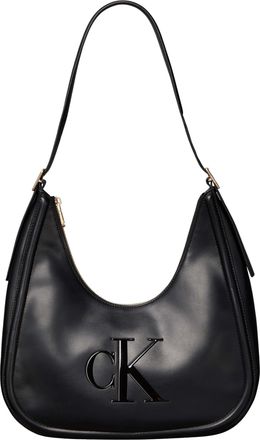 Calvin Klein Damen Bold Ck Crescent Bag LV04F3427G, Schwarz, Einheitsgr&ouml;&szlig;e